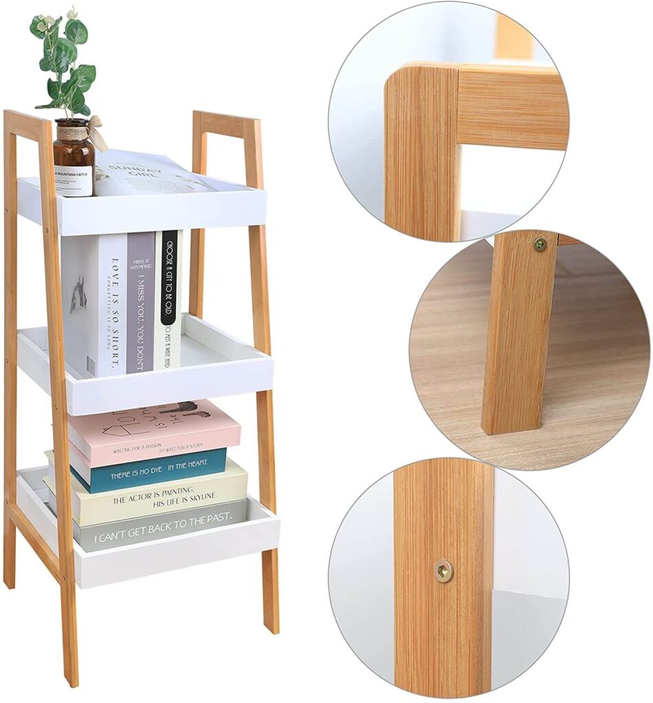 3 TIER BAMBOO STORAGE RACK
