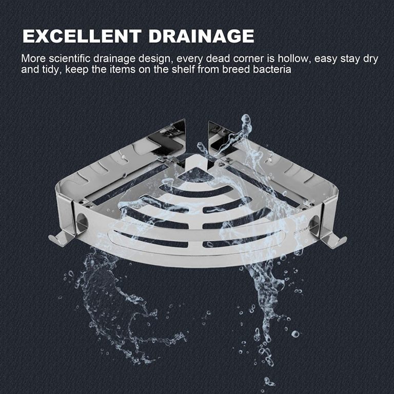 201 STAINLESS STEEL CORNER RACK, BATHROOM