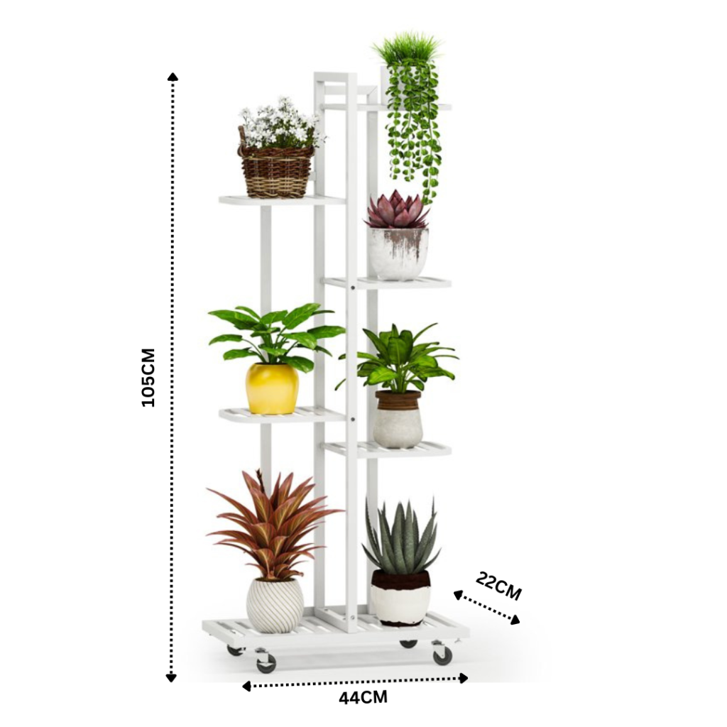 FLOWER POT STAND, INDOOR FLOWER POT HOLDER, 6 LAYER PLANT STAND, GARDEN ...