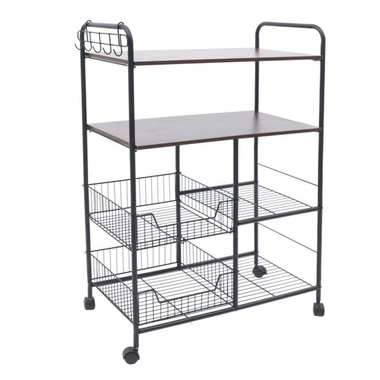 4 LAYER KITCHEN MULTIFUNCTION STORAGE RACK, MULTIFUNCTION ORGANIZER ...
