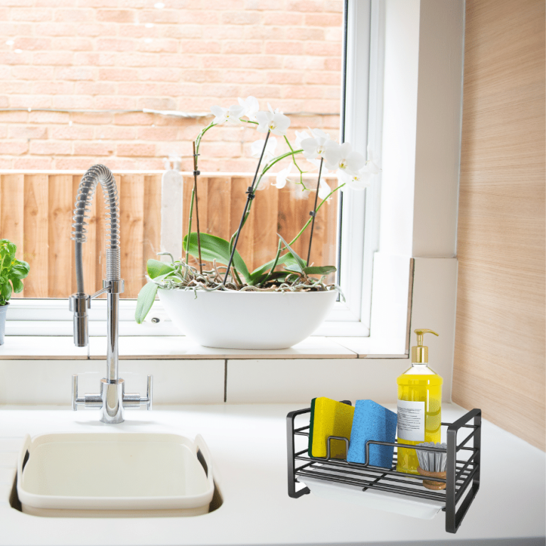 KITCHEN SPONGE HOLDER, SINK CADDY SPONGE HOLDER, KITCHEN SINK DRAIN ...