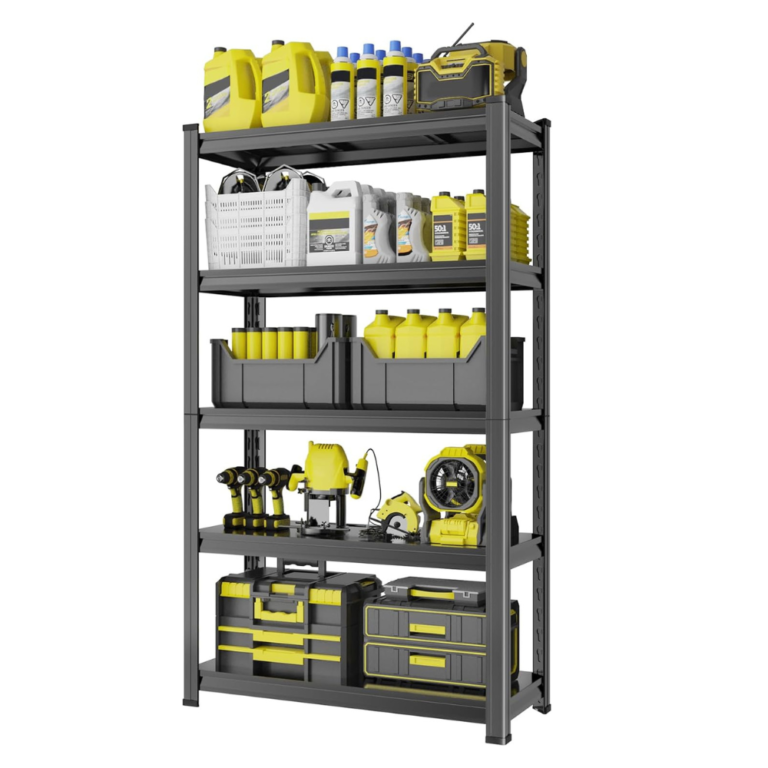 Heavy-Duty Slotted Angle Steel Rack