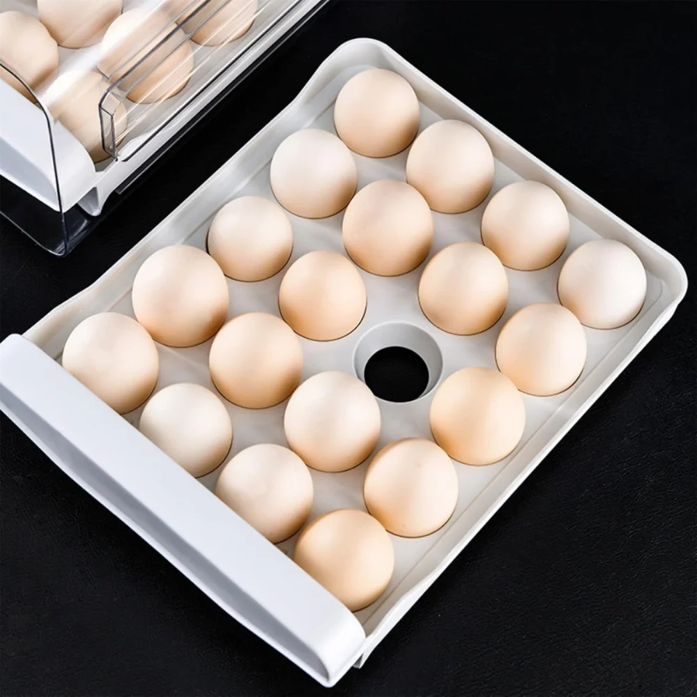 Egg Organizer in Sri Lanka – Double-Layer Egg Storage Box in Colombo