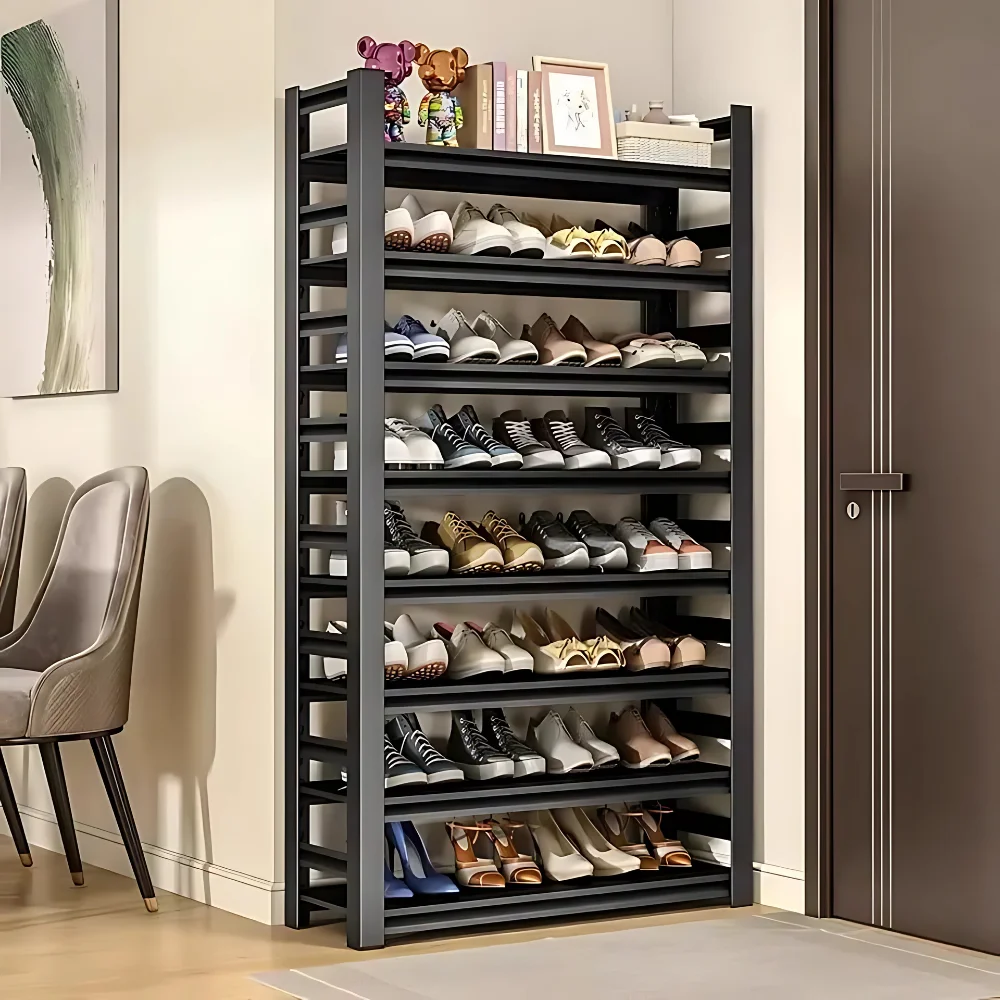 8 Layer Steel Shoe Rack – Adjustable Heavy Duty Shoe Organizer Sri Lanka